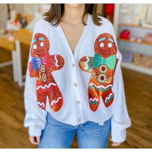 QUEEN OF SPARKLES | Sweaters | New Queen Of Sparkles Gingerbread ...